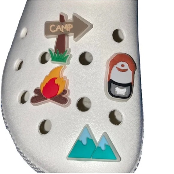CROCS | Accessories | Croc Jibbitz Shoe Charms Camping Theme 4 Piece ...